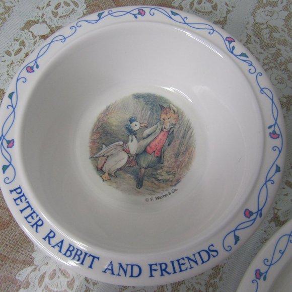 F. Warne & Co. | Dining | F Warne Co Peter Rabbit Dish Set And Peter ...